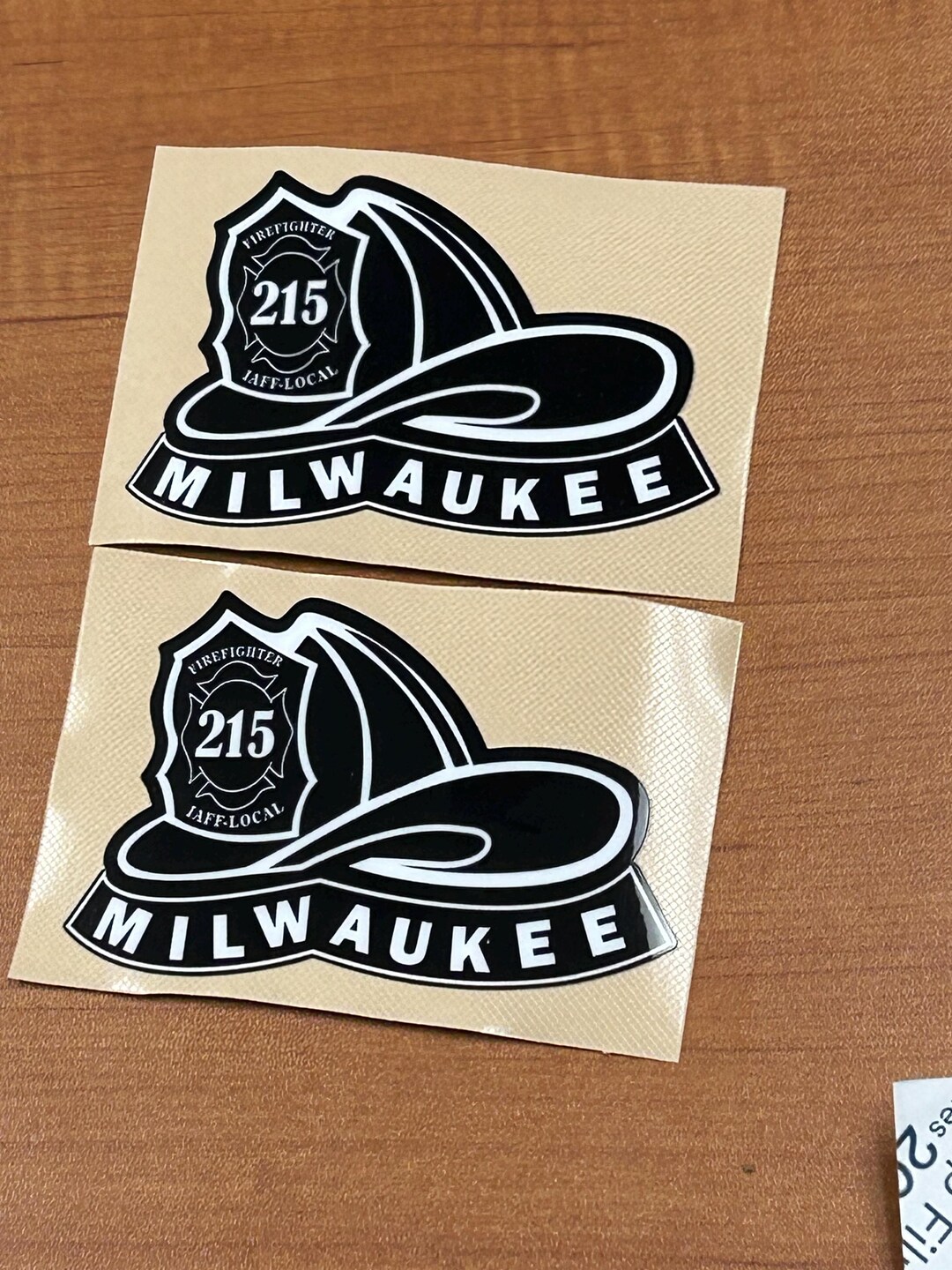 MILWAUKEE Fire Department Helmet Decals Stickers Window Stickers Uv ...