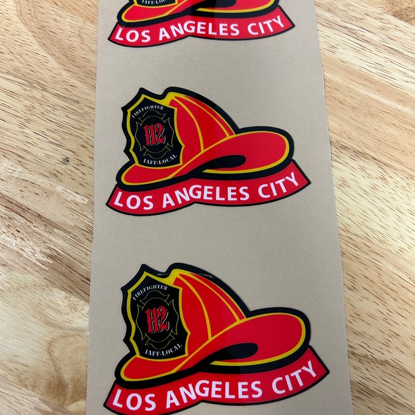 Lafd Fire Stickers - Etsy
