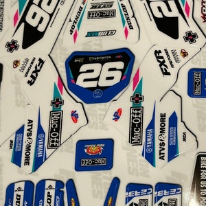 Losi Dirtbike Graphics Kit Sticker Kit Quality Motocross Material ...