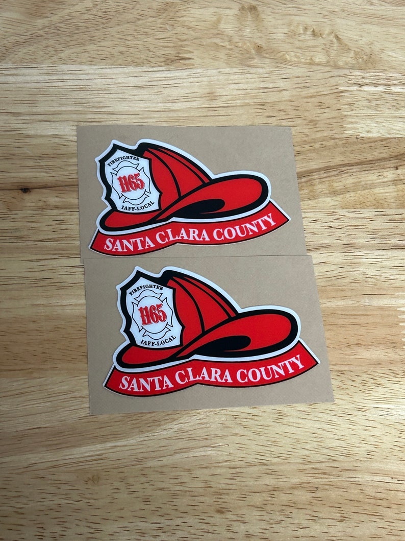 Santa Clara County Fire Department Helmet Decals Helmet Decals Stickers ...