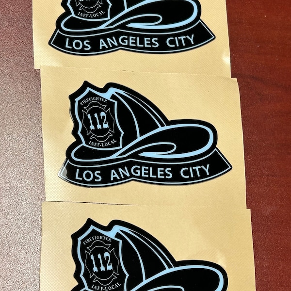 Lafd Fire Stickers - Etsy