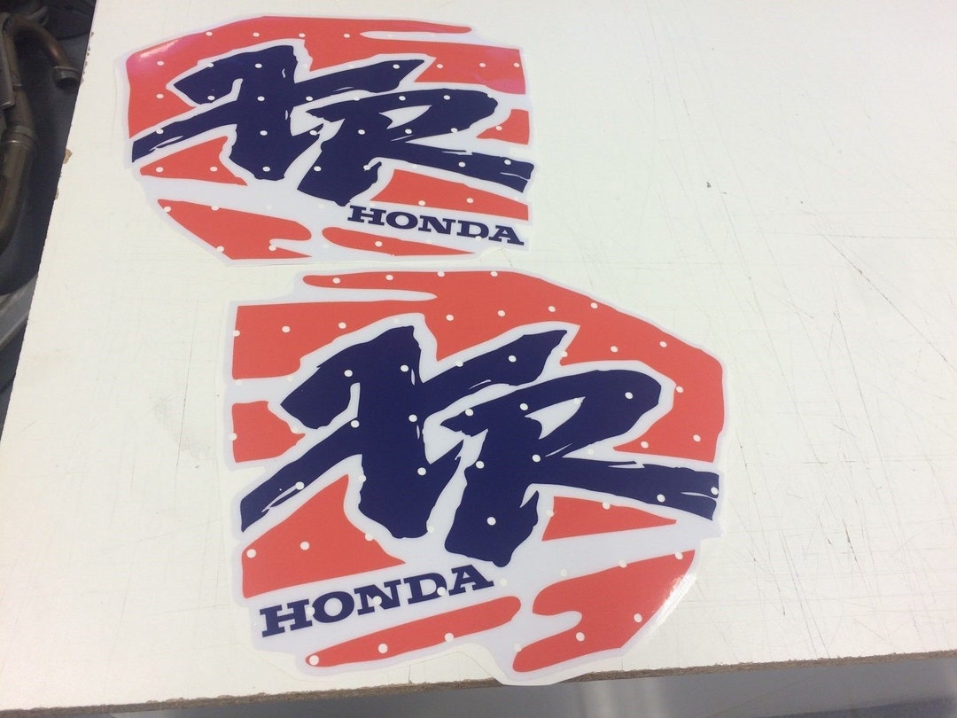 Honda XR 600 XR 400 XR200 XR250 XR400 XR600 Graphics Fuel Tank Decals ...