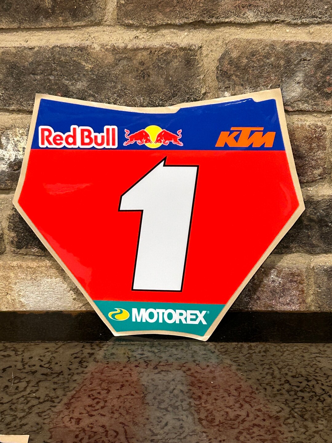 CHASE SEXTON Front Number Plate Decal Replica SUPERCROSS 1 Thick ...