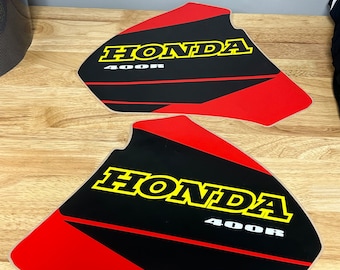 Honda XR400 XR 400 XR Fuel Tank Decals Gas Decals Graphics Right and ...