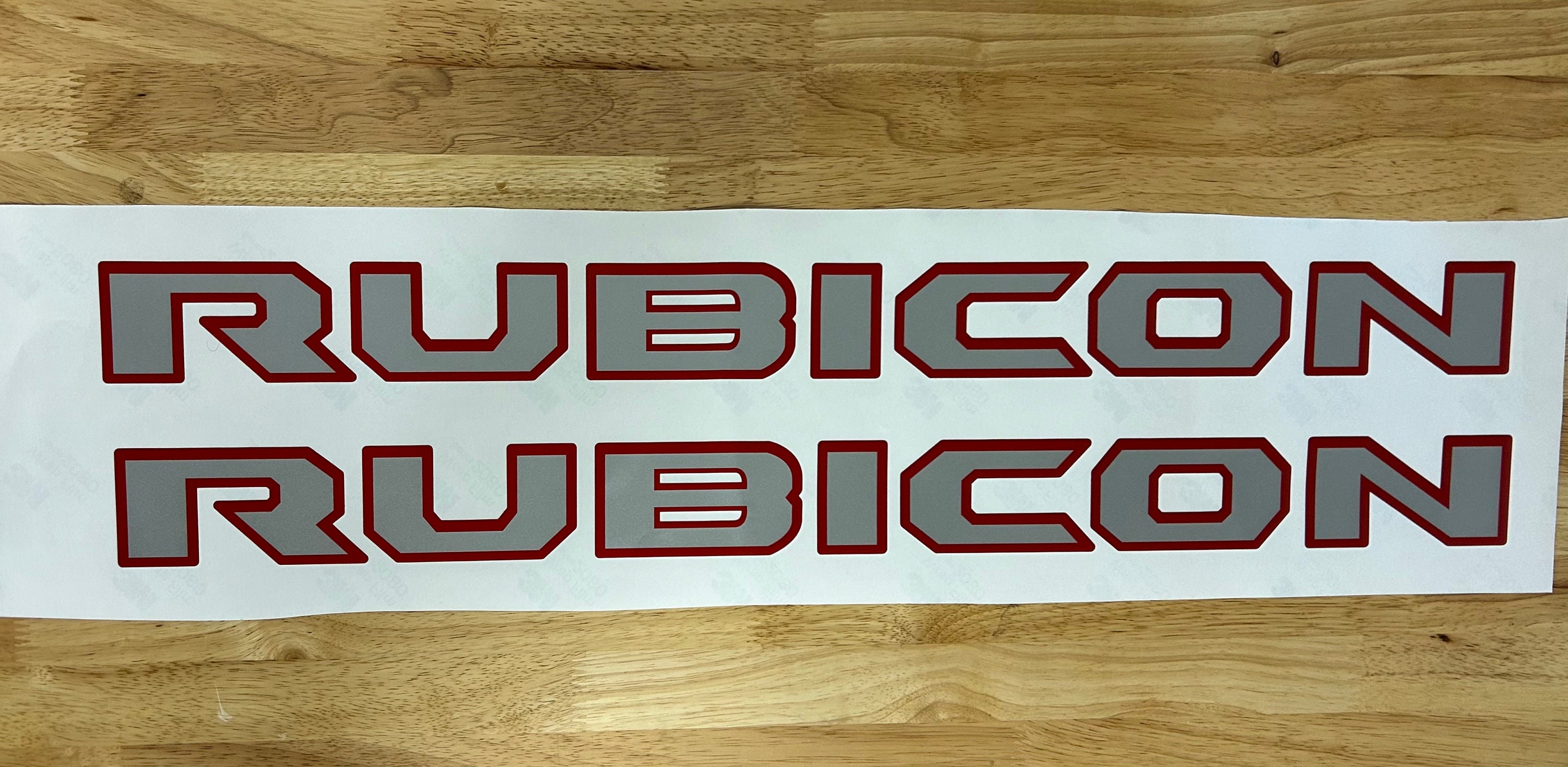 Jeep Wrangler Rubicon Decals Replacement at Abigail Mathy blog