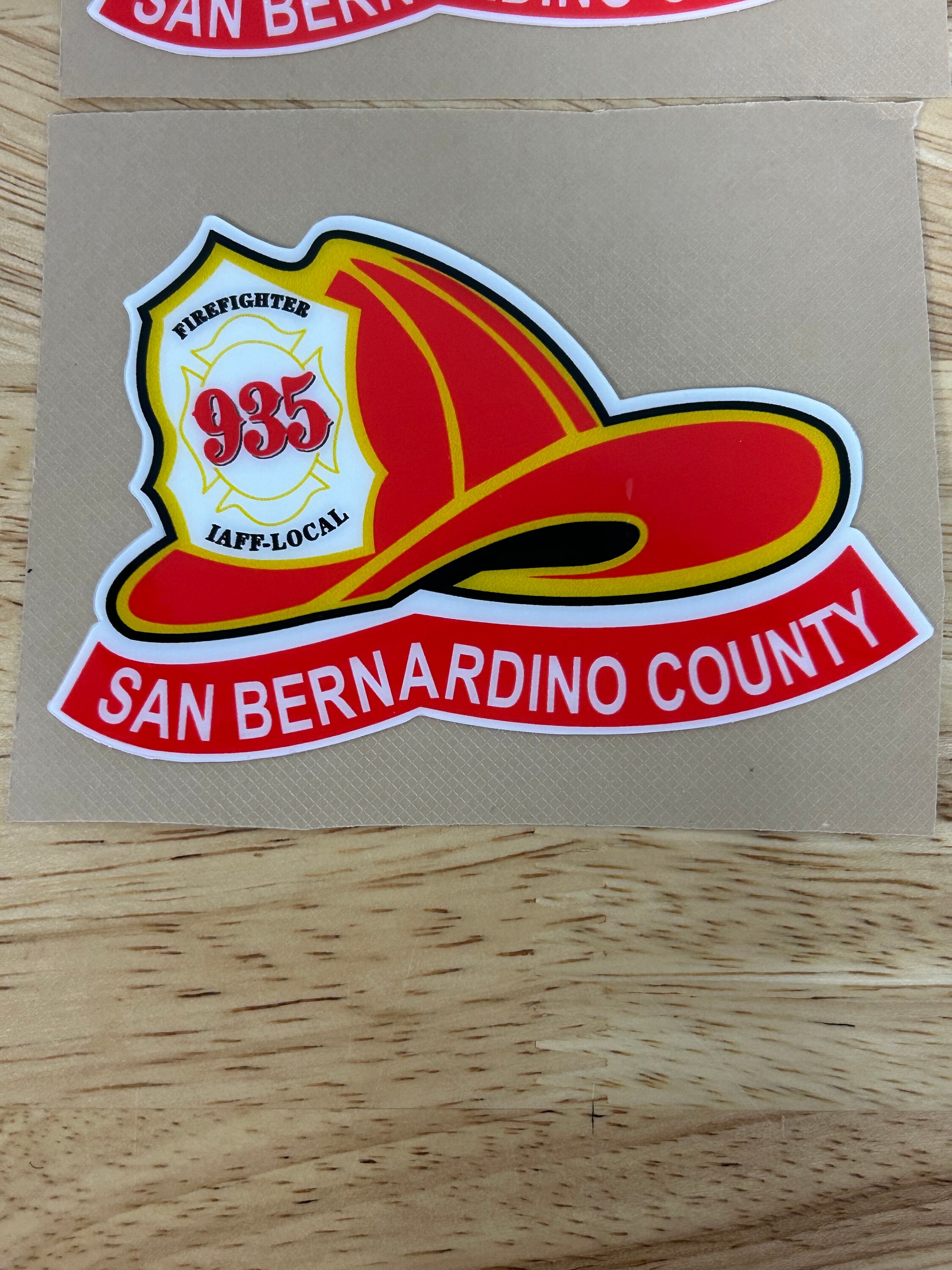 San Bernardino County Fire Department Helmet Decals Stickers - Etsy