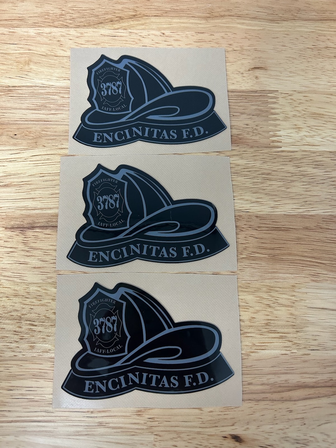 3 ENCINITAS FIRE DEPARTMENT Decals Stickers Thick Quality High End 21m ...