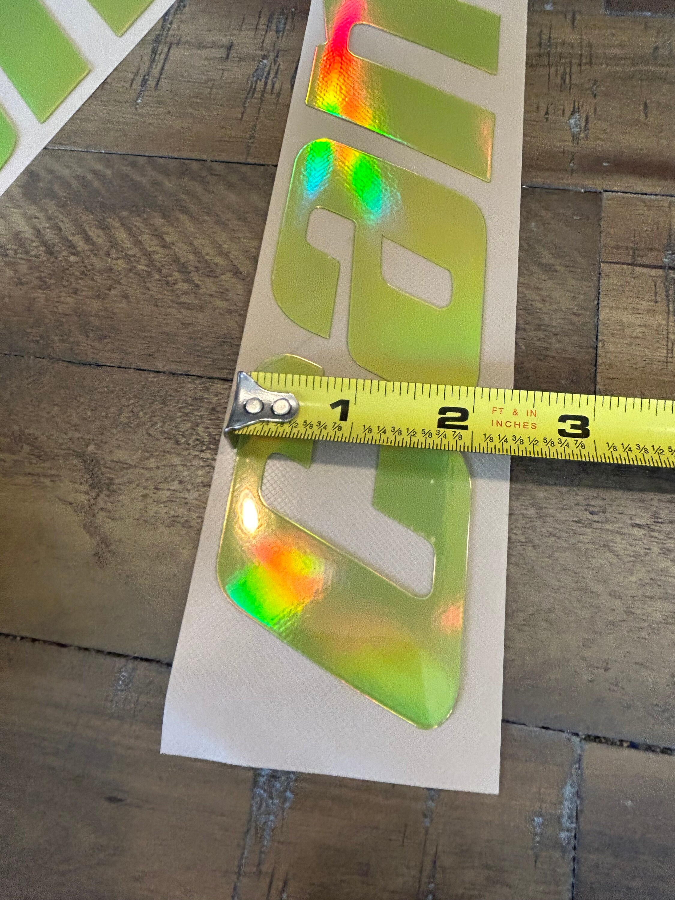 Can-am Decals Graphic Set of 2 Holographic Decals Yellow Sunburst Canam ...