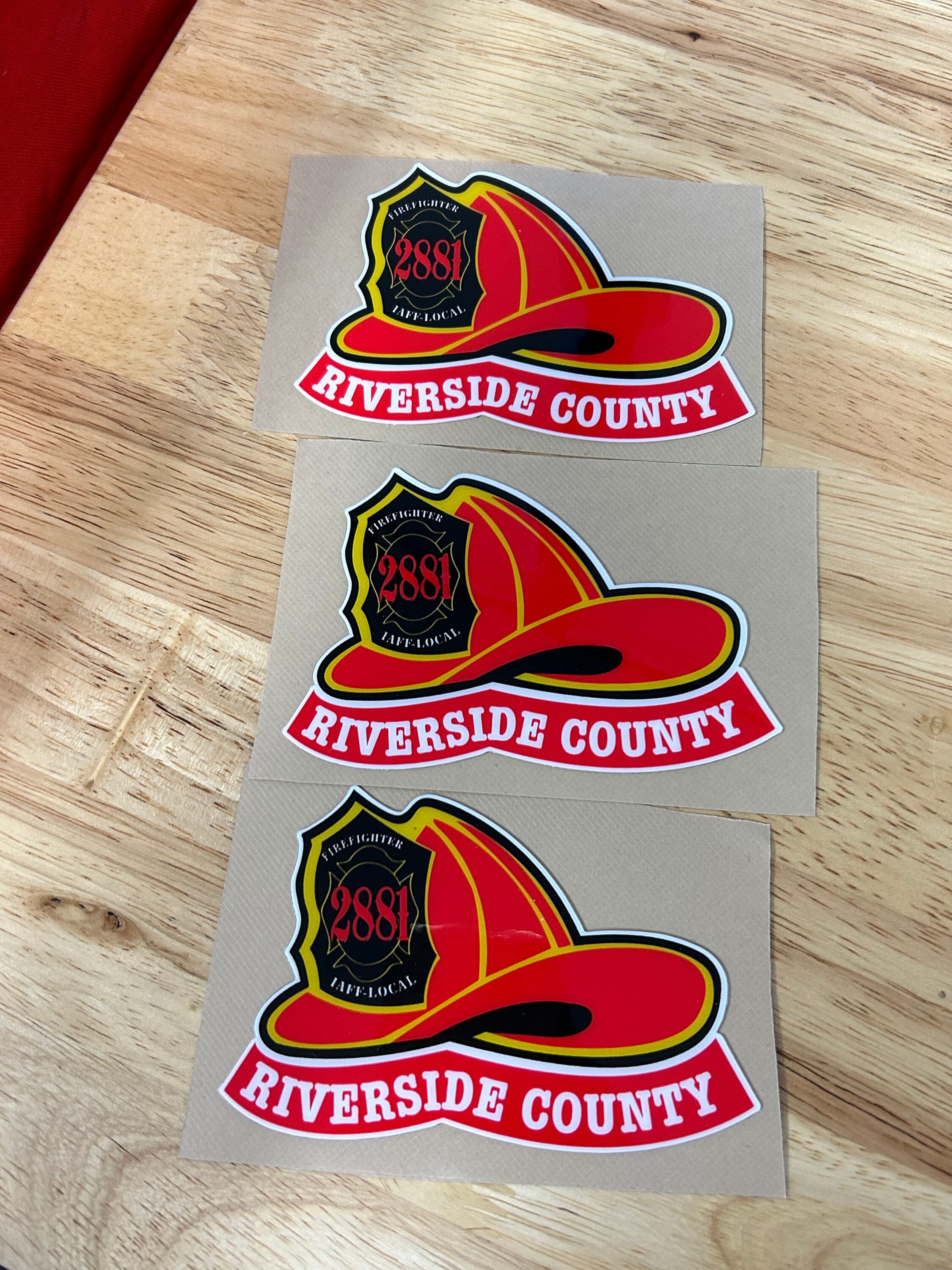 Riverside County Fire Department Helmet Decals Helmet Decals Stickers ...