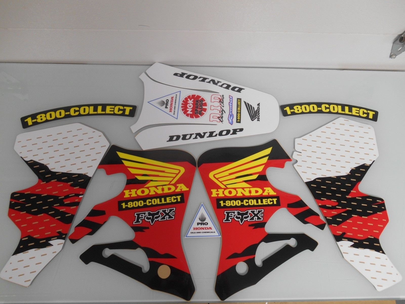 HONDA CR125R CR 125R CR250R CR 250R CR125 CR250 Tank Graphics Decals ...