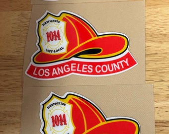 Los Angeles City Fire Department LA Fire Department LAFD Helmet Decals ...