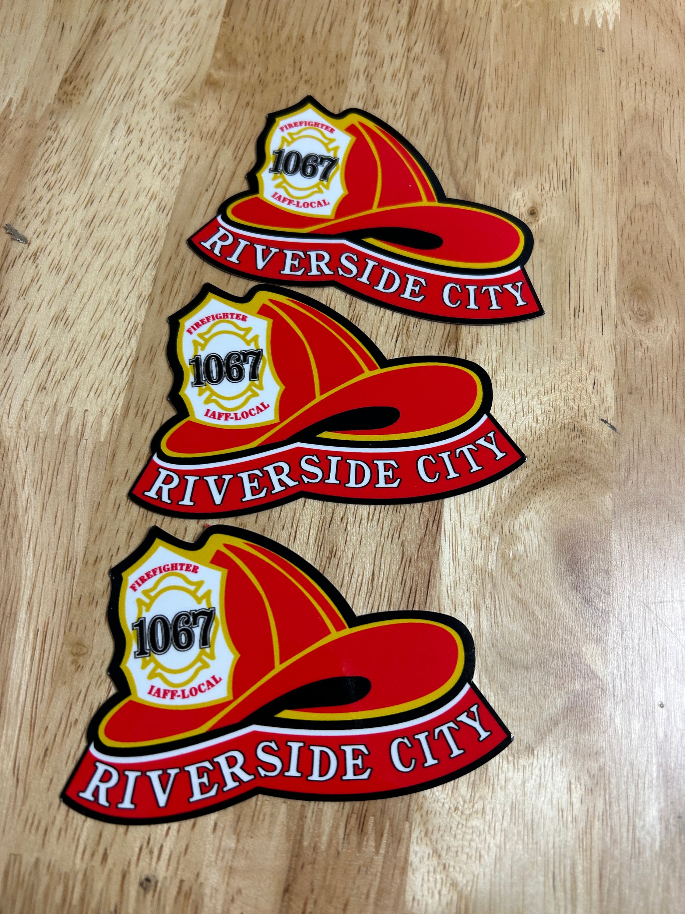 Riverside City Fire Department Helmet Decals RCFD Helmet Decals ...