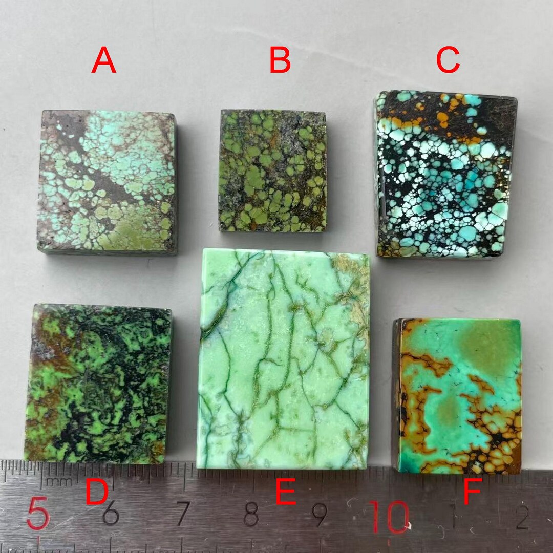 Stabilized Green Freeform Bamboo Mountain Hubei Turquoise Cabochon/stb ...