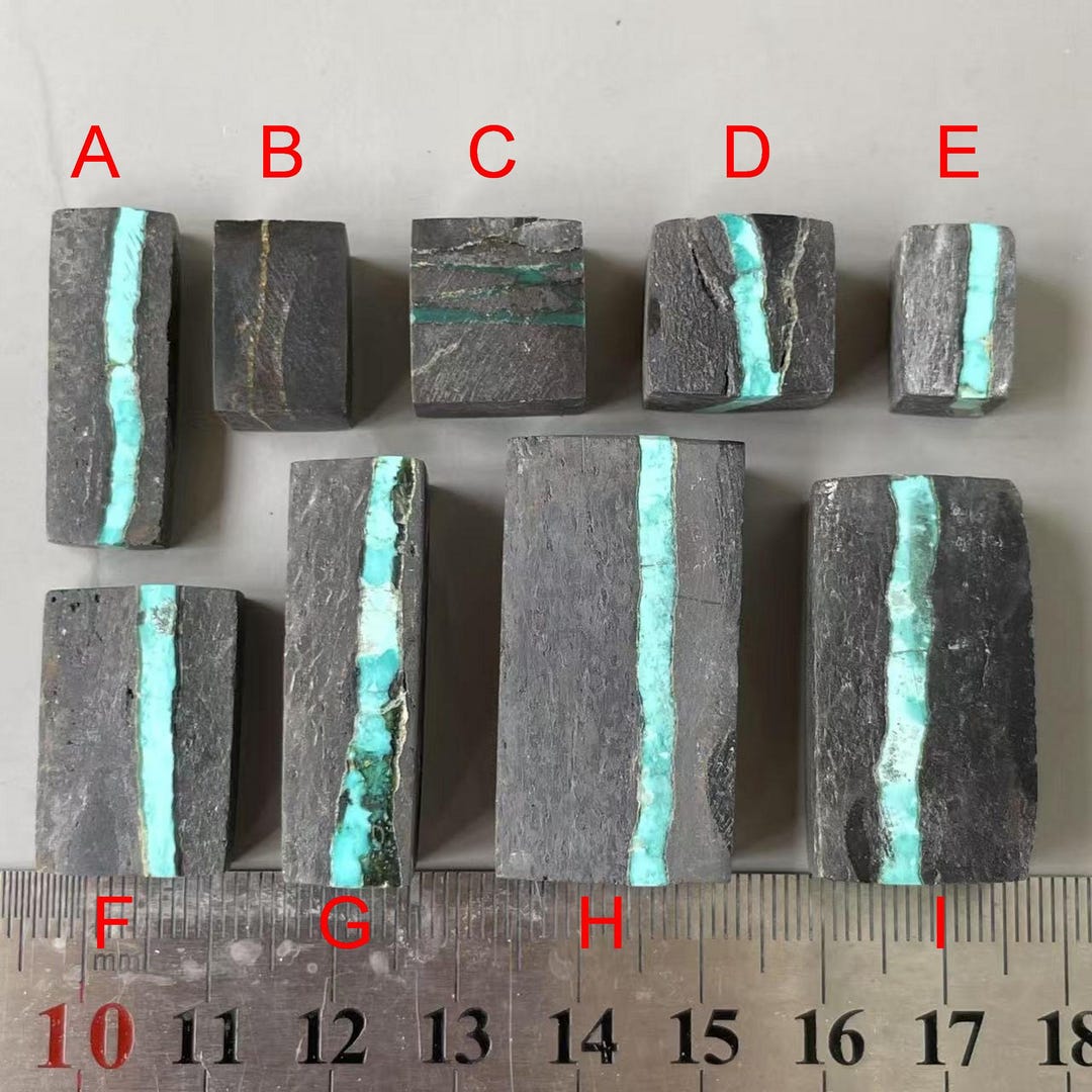 Natural Green Freeform Bamboo Mountain Hubei Turquoise Cabochon ...