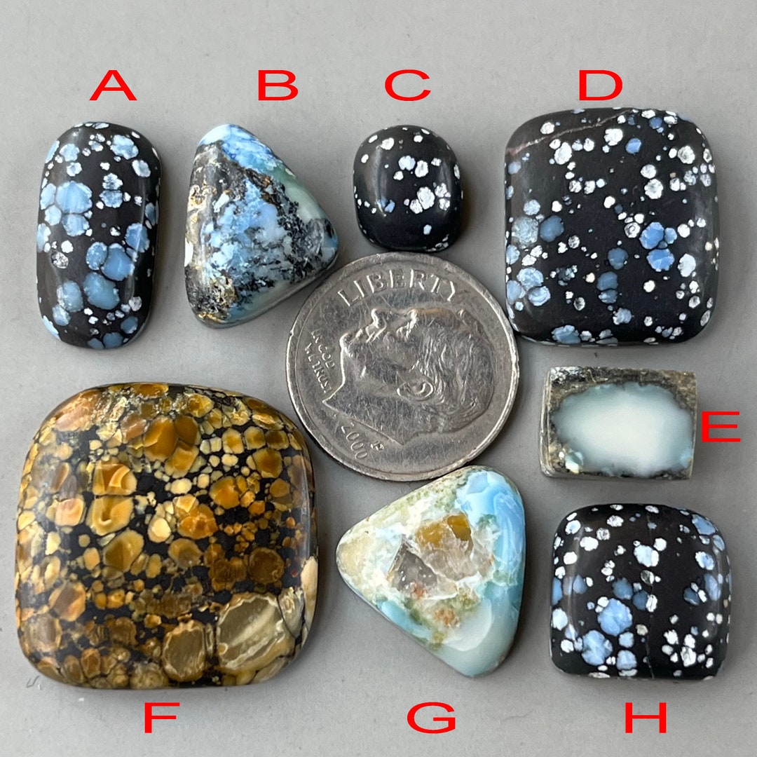 Natural Freeform Hubei White Turquoise Cabochon/lavender Gemstone Cab ...
