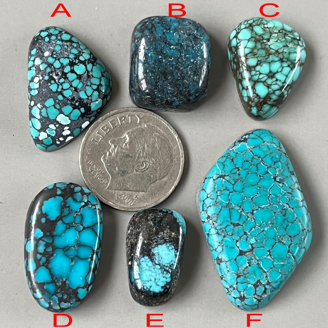 Stabilized Blue Cloud Mountain Freeform Hubei Turquoise Cabochon/chinese Gemstone Cab Z944 - Etsy