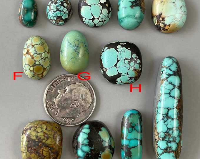 Natural Green Freeform Bamboo Mountain Hubei Turquoise Cabochon ...
