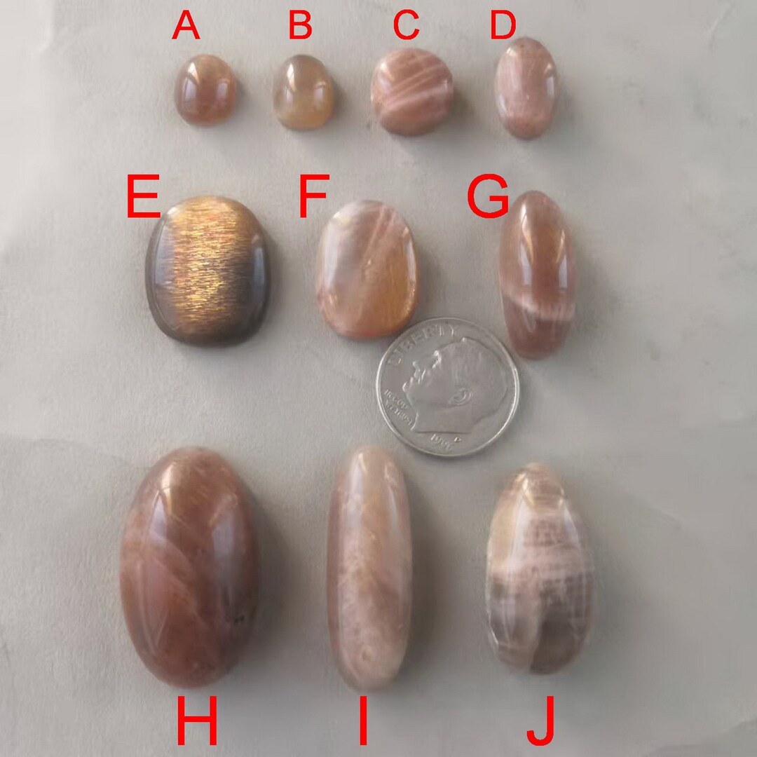 Schiller Oval Sunstone Feldspar Cabochon/freeform Gem Stone Cab D4018 ...