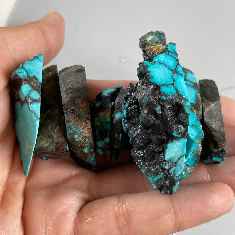 Natural Grade Blue Hubei China Turquoise Rough Mineral/raw - Etsy