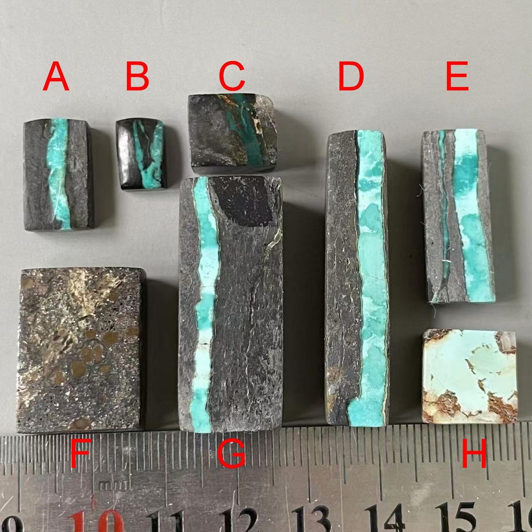 Natural Green Freeform Bamboo Mountain Hubei Turquoise Cabochon ...