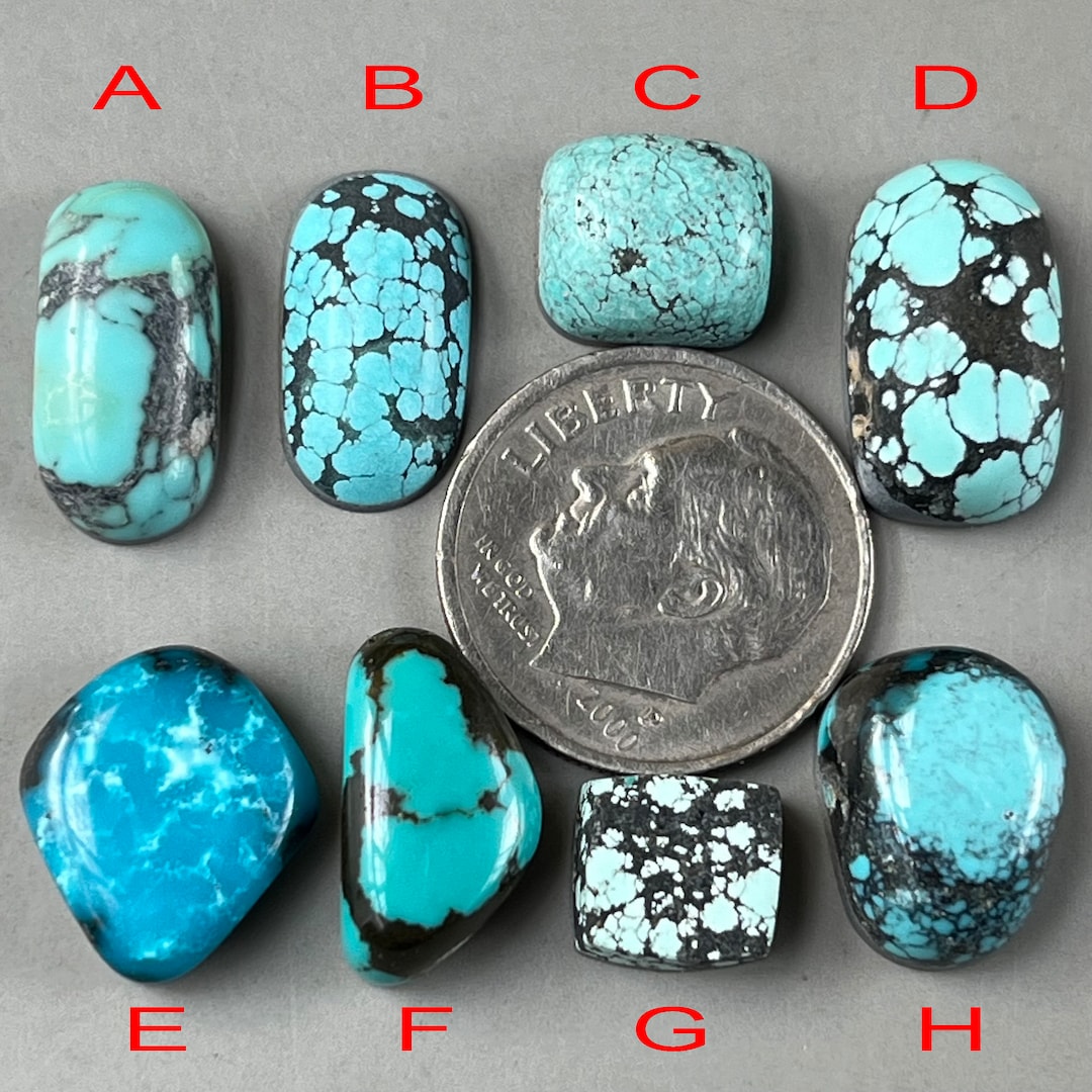 Stabilized Blue Cloud Mountain Freeform Hubei Turquoise Cabochon ...