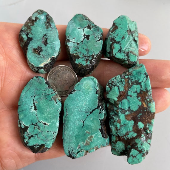 Home Décor Home & Living Stabilized Hubei Turquoise Rough Mineral/Raw ...