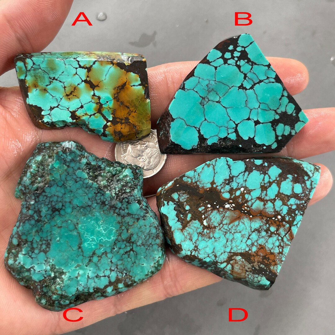 Stabilized Bamboo Mountain Hubei Turquoise Rough Mineral Slab/raw ...