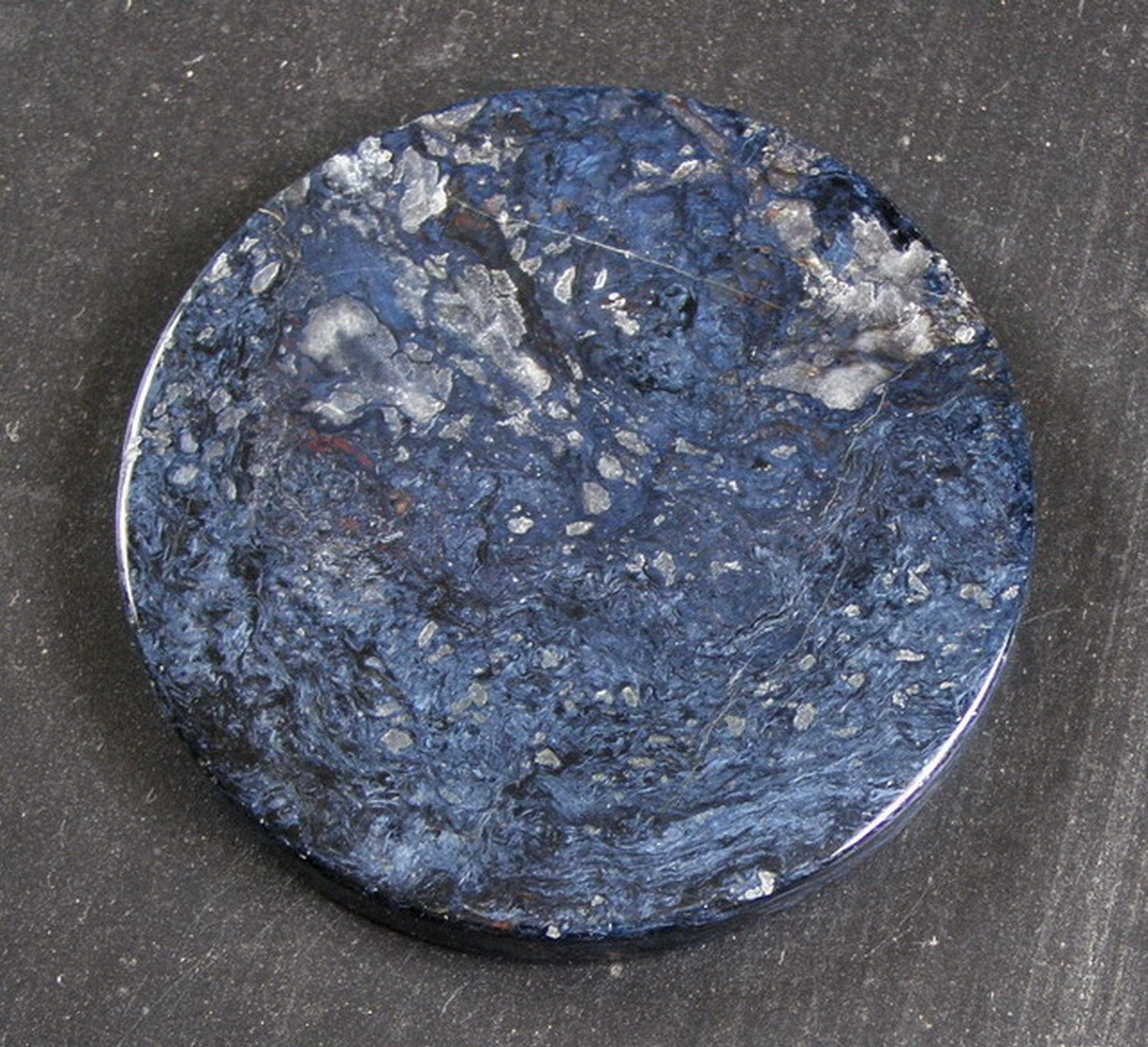 Natural Blue Round Pietersite Slab/Chatoyant Petersite Gem | Etsy