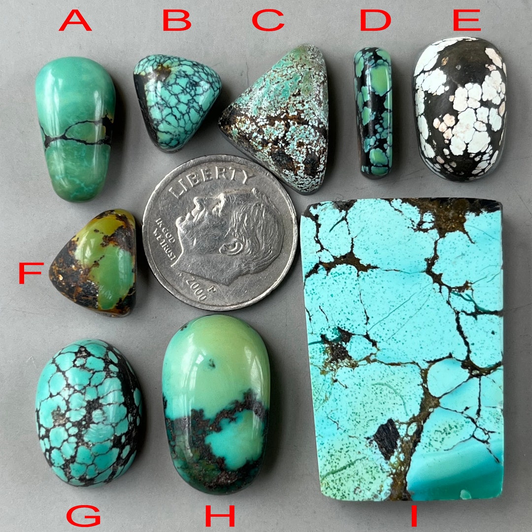 Natural Green Freeform Bamboo Mountain Hubei Turquoise Cabochon ...