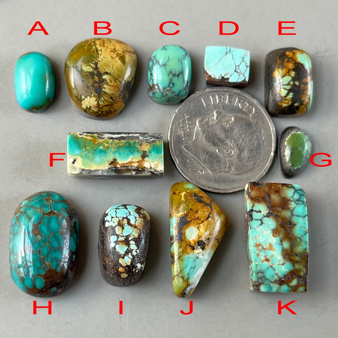 Natural Green Freeform Bamboo Mountain Hubei Turquoise Cabochon ...