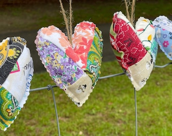 6 Custom Made Memory Heart Ornaments - Etsy