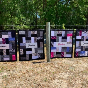 Patchwork Memory Quilt/memory Quilt/memory Quilt Made From Clothing - Etsy