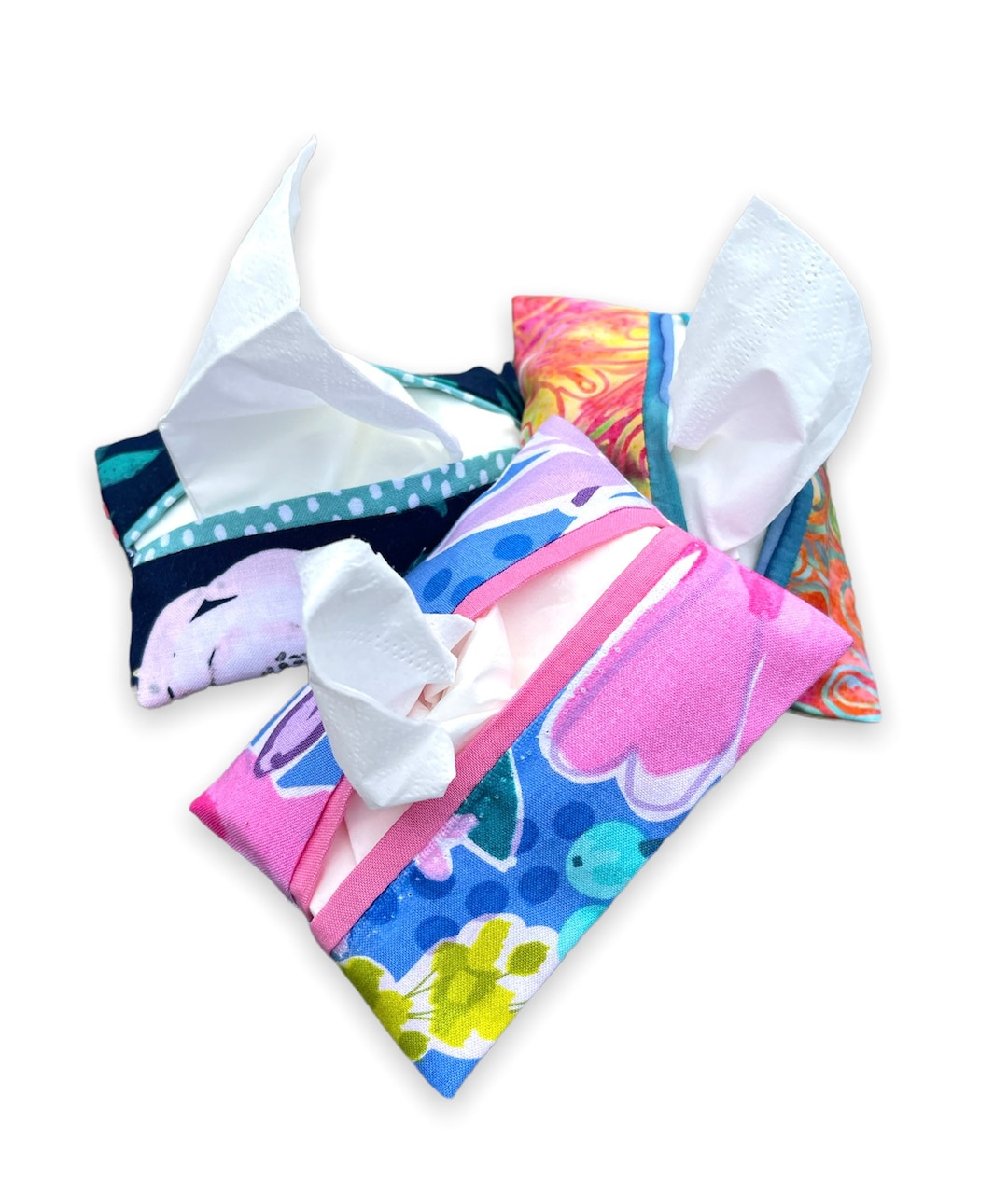 Pocket Tissue Case/travel Tissue Cover/tissue Pouch/fabric Tissue ...