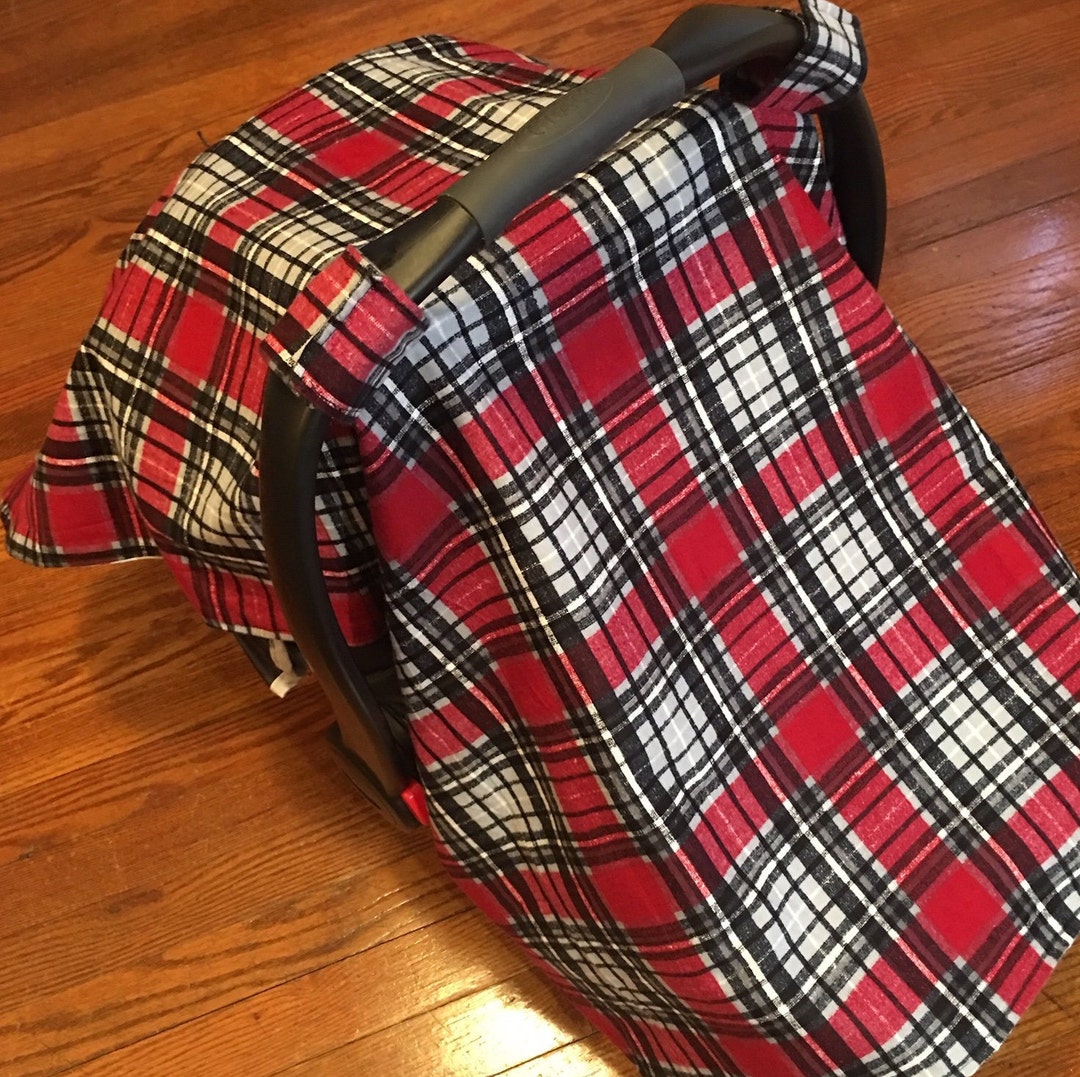 Flannel Car Seat Canopy - Etsy