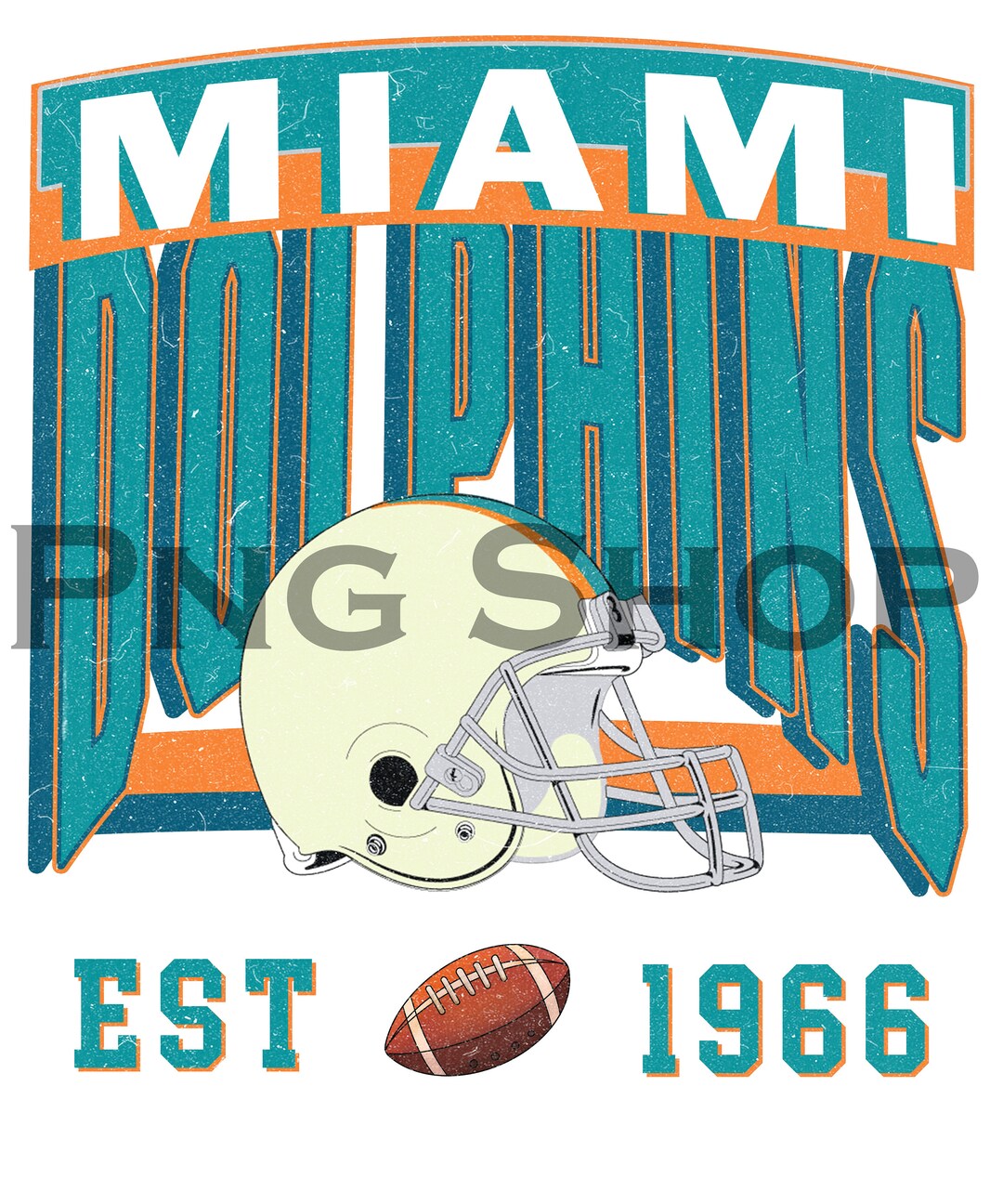 Miami Football Dolphins PNG and SVG Digital Download - Etsy Australia