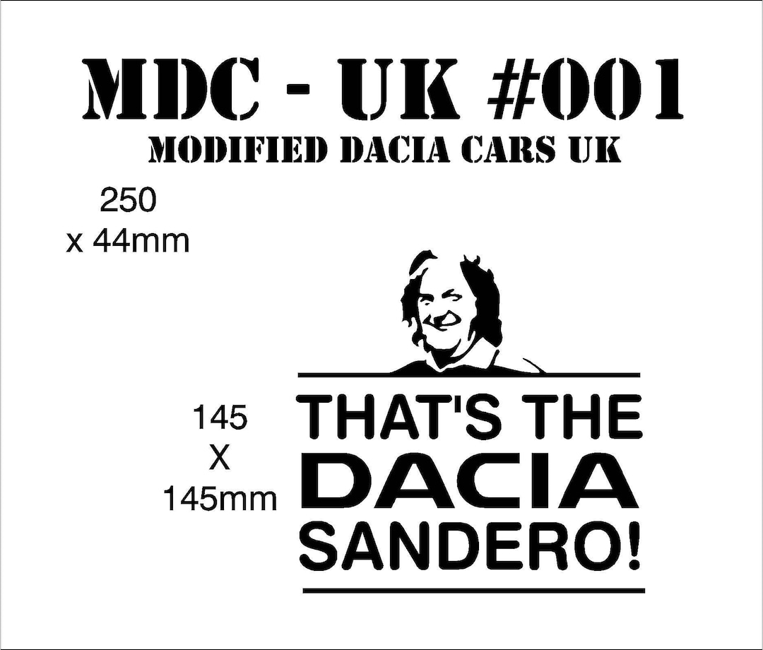 DACIA DECALS - Etsy