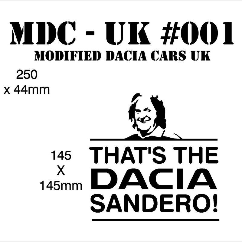 Dacia Decals - Etsy UK