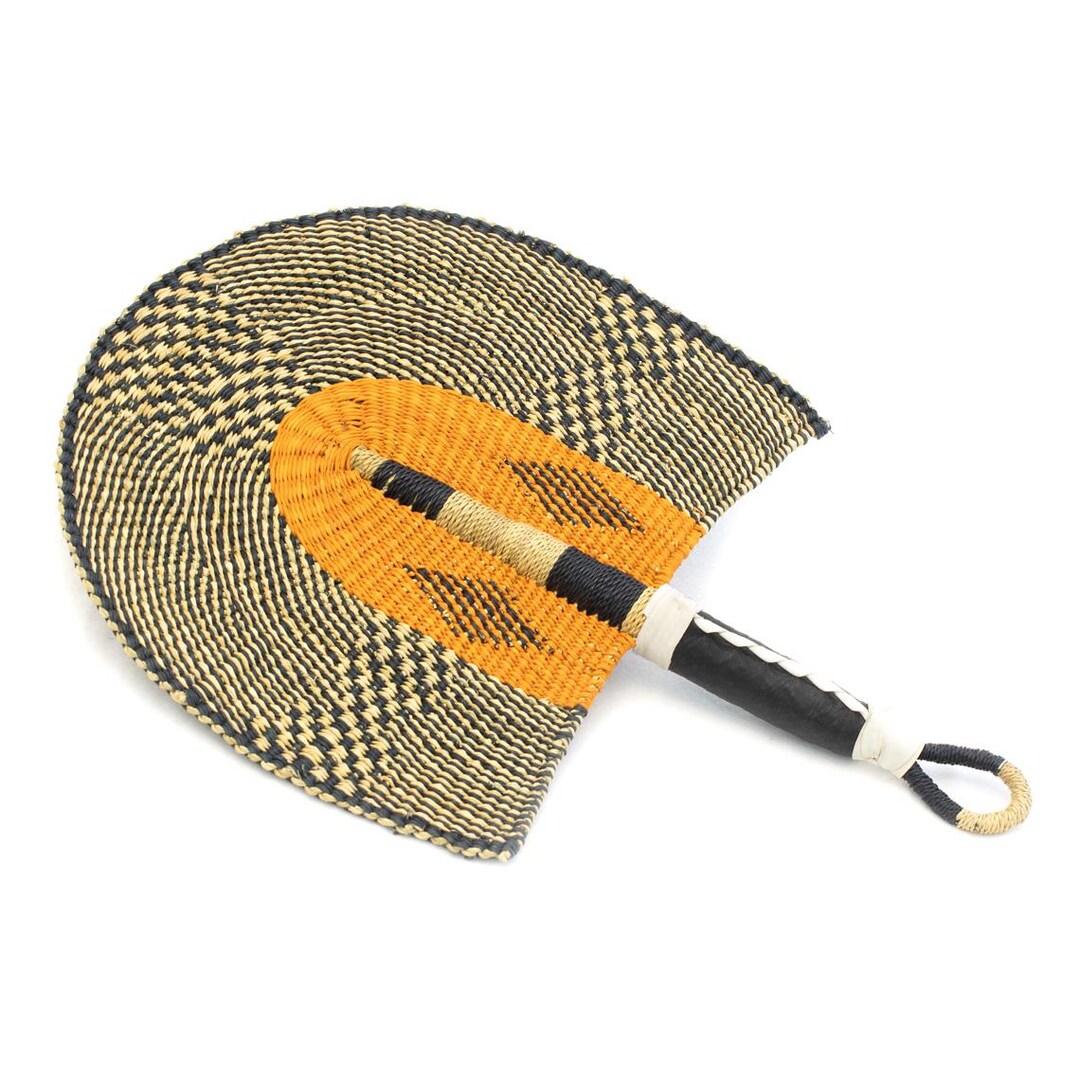 Hand-woven Bolga Fan From Ghana - Etsy