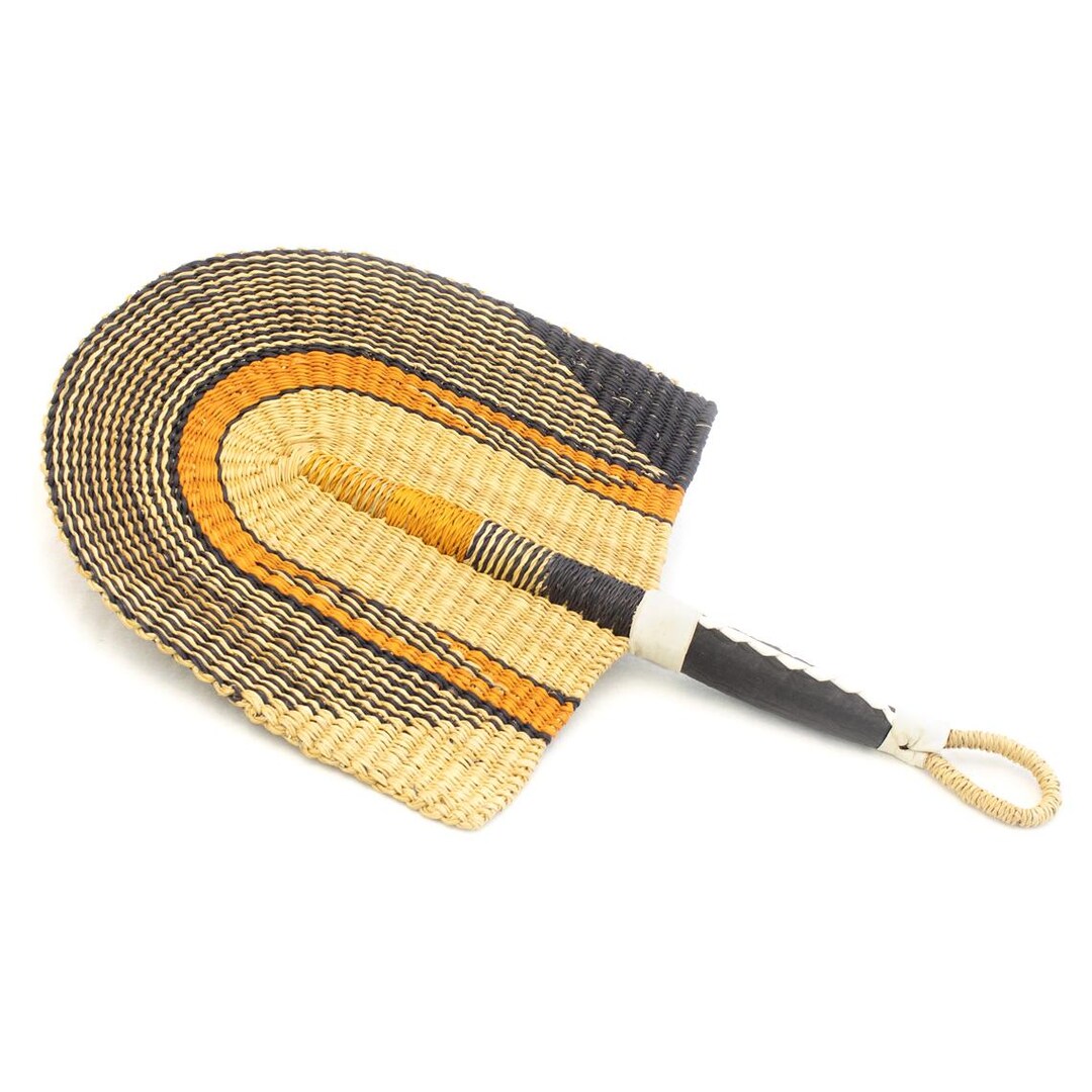 Hand-woven Bolga Fan From Ghana - Etsy