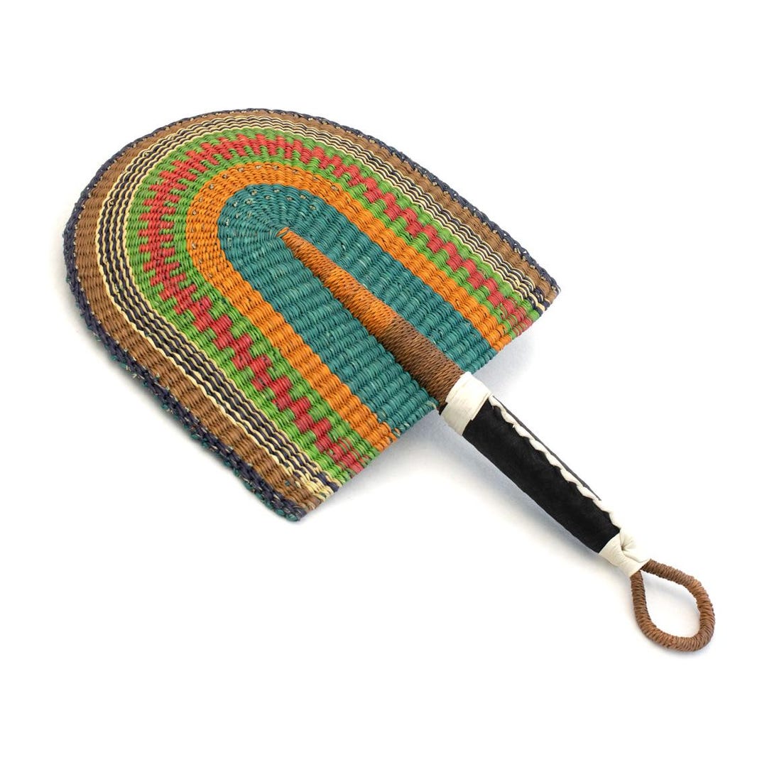 Hand-woven Bolga Fan From Ghana - Etsy