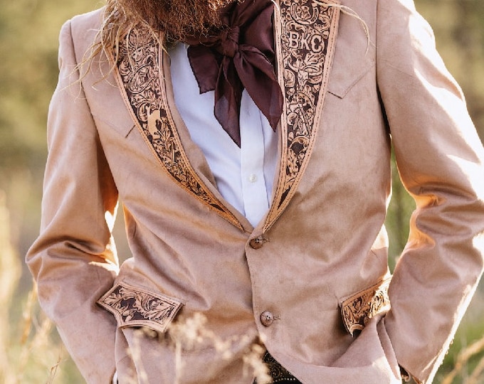 As Seen in Cowgirl Magazine Custom Hand Tooled Leather Lapels for ...