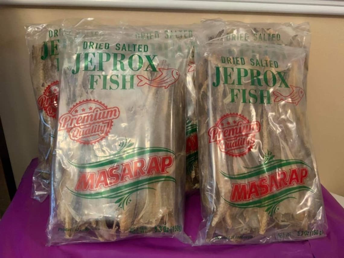 Salted Dried Seafood - Jeprox Fish 5.3 Oz 150 Grams (2 Packs) - Etsy