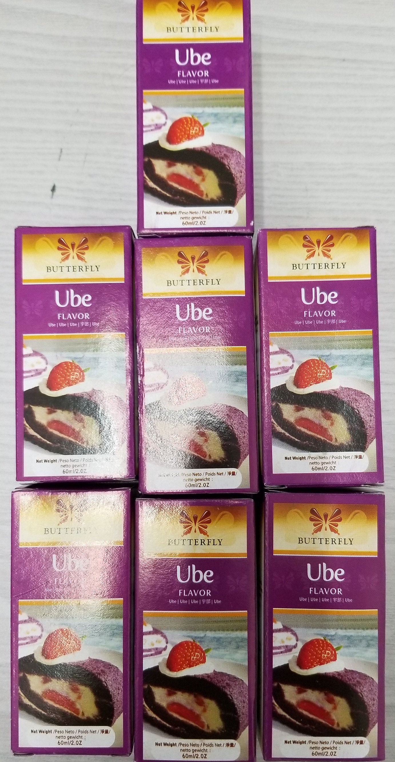 UBE Flavoring Purple Yam UBE Flavoring Bulk 7 Bottles-pack - Etsy Canada