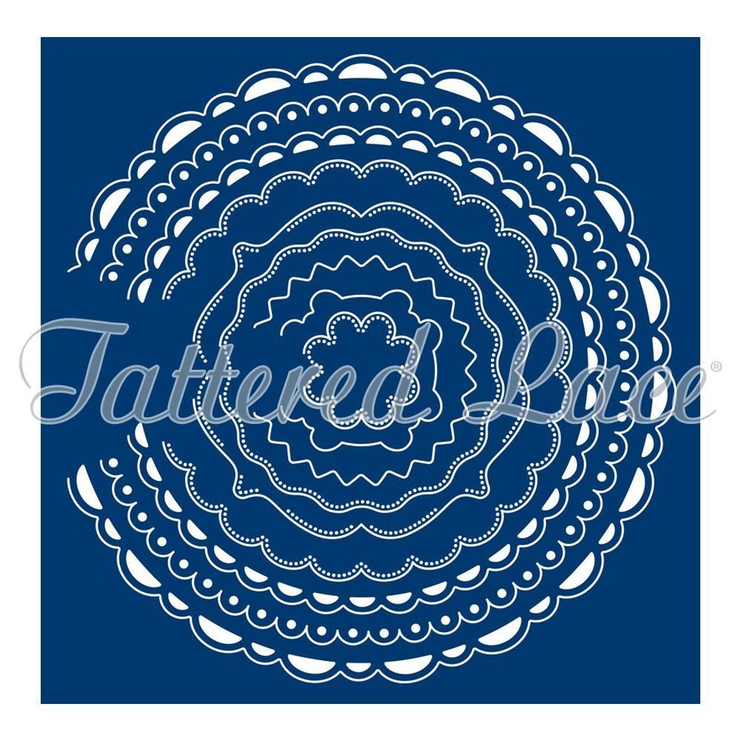 Tattered Lace Card Shapes Circles 9 Die Set - Etsy