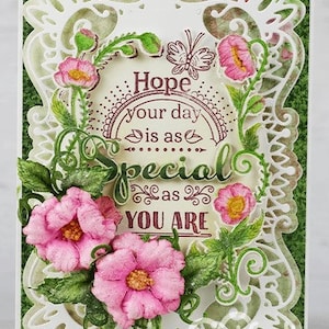 Bundle Heartfelt Creations Special Floral Sentiments Stamp & - Etsy