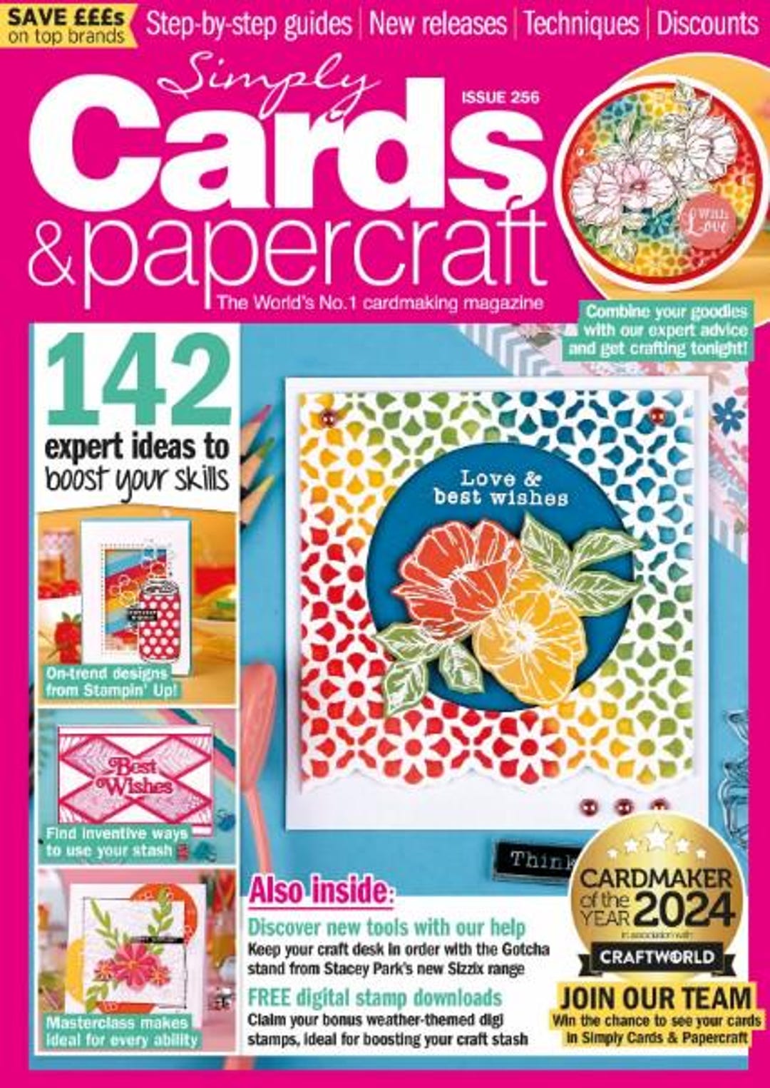 Simply Cards & Papercraft Magazine Issue 256 Wild Meadows - Etsy