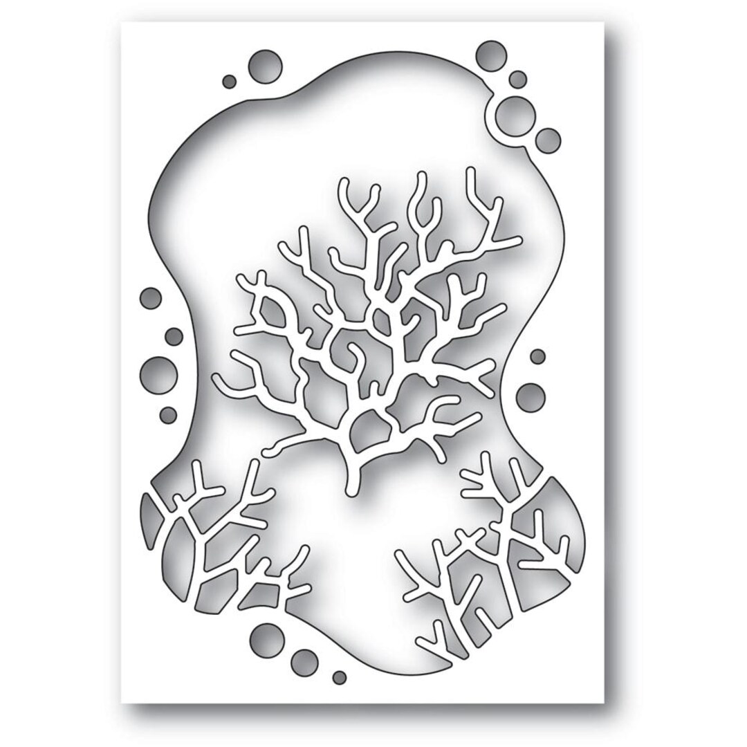 Memory Box Bubble Coral Collage Craft Die - Etsy