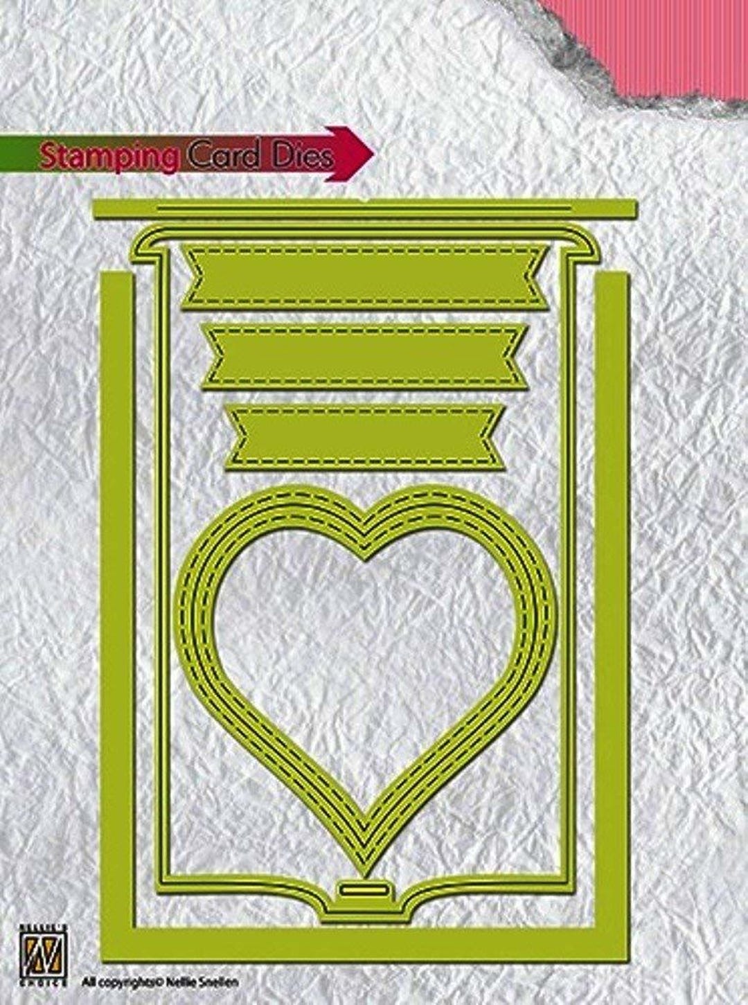 Nellie Snellen STCD001 Special Card For' Stamping Card This Heart ...
