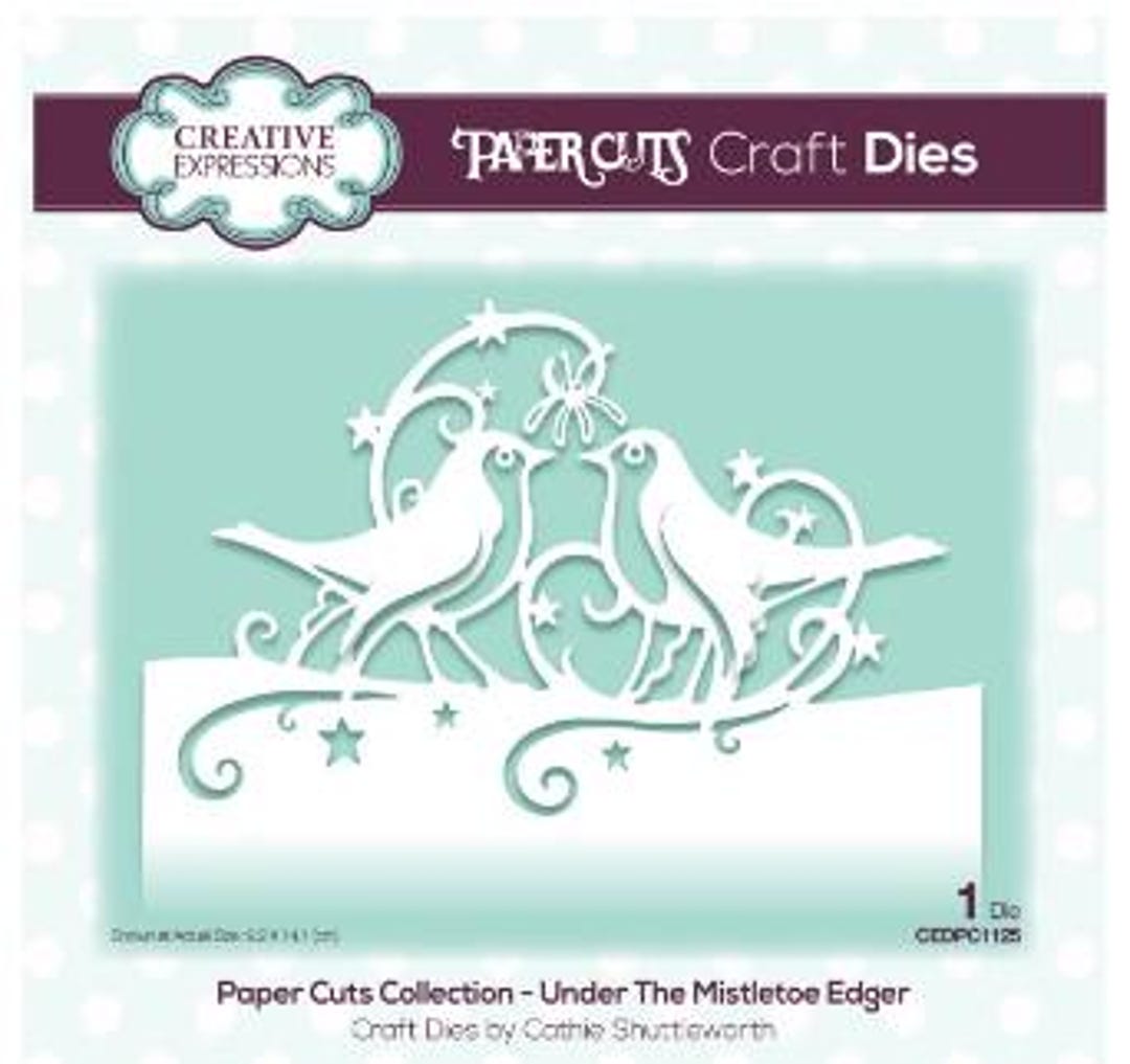 Creative Expressions Paper Cuts Collection - Under the Mistletoe Edger ...