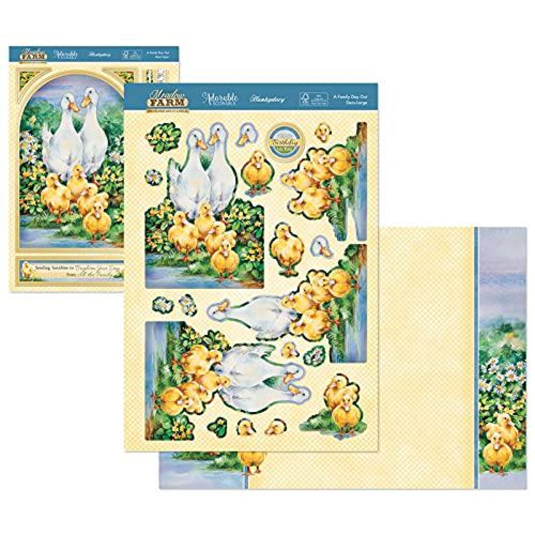 Hunkydory Crafts Meadow Farm Deco-large Topper Set - A Family Day Out ...